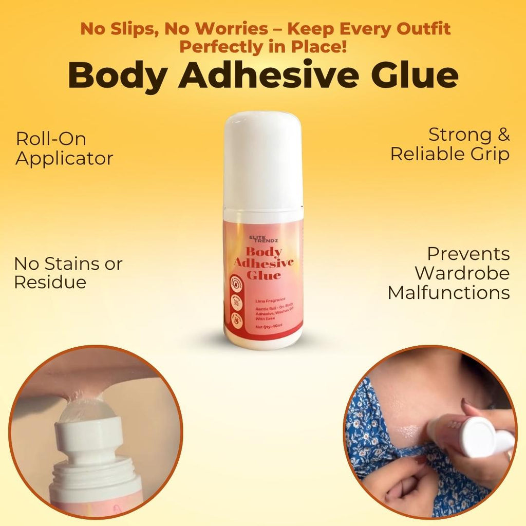 Body Adhesive Glue - Safe for all Skin Type – Elite Trendz